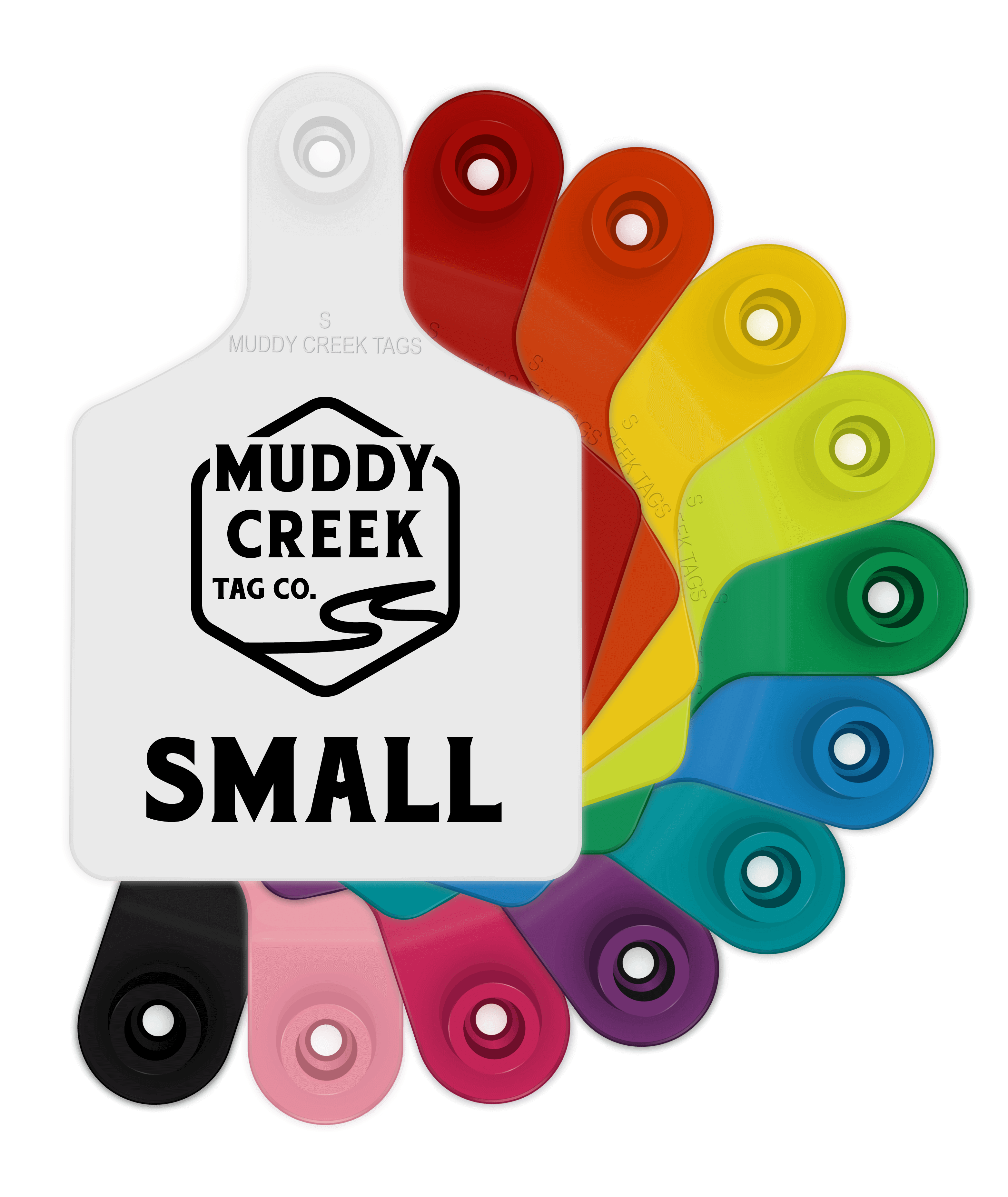 Small Ear Tags – Muddy Creek Tags